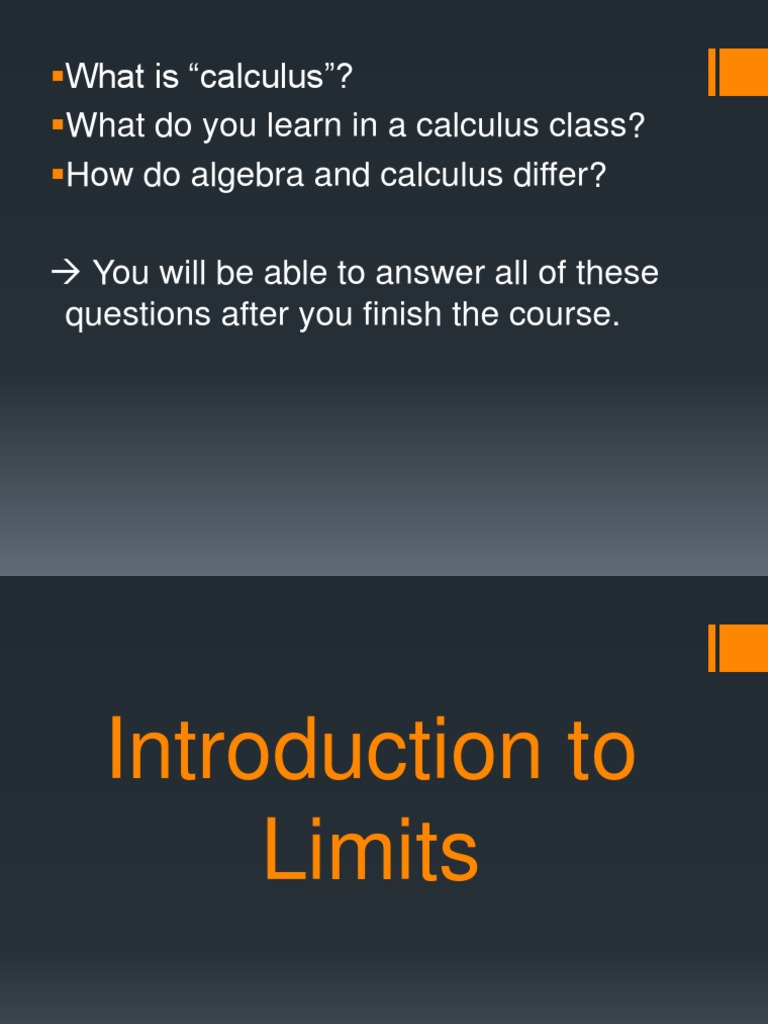 Limits Introduction | PDF | Calculus | Abstract Algebra