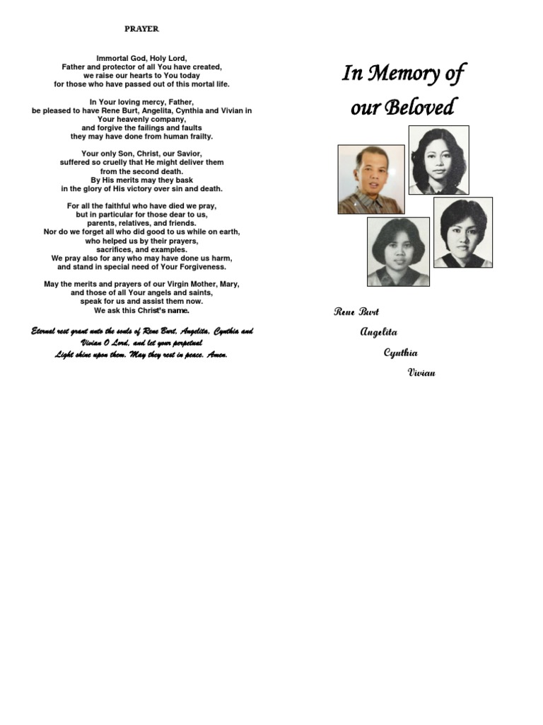 Sample Prayer | PDF | Prayer | Resurrection Of Jesus