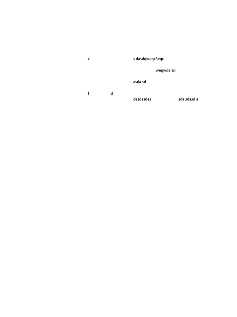 X S Dasdqweqc3eqc Weqwda SD Asda SD F D Dasdasdas Sda Sdasd A | PDF ...
