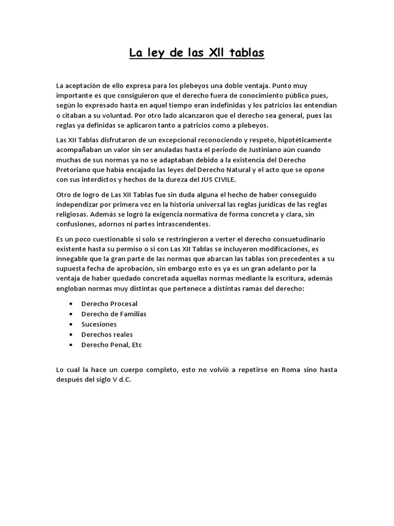La Ley de Las Xii Tablas | Justiniano I | Roma antigua