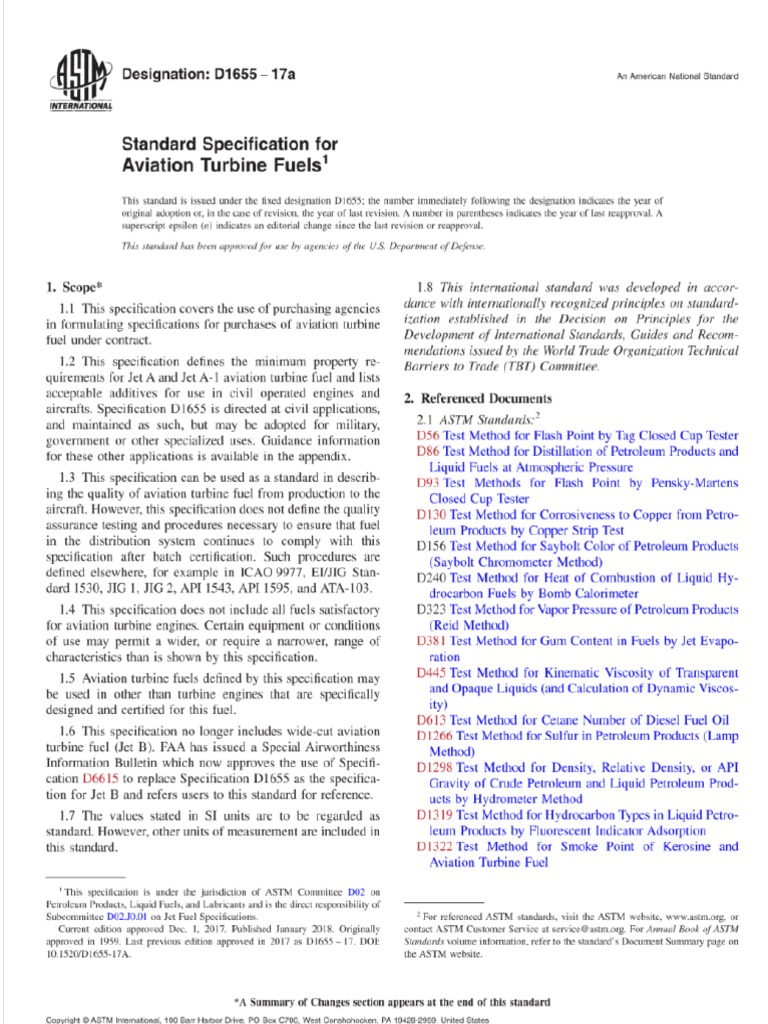 ASTM D1655-17a - 道客巴巴 PDF | PDF