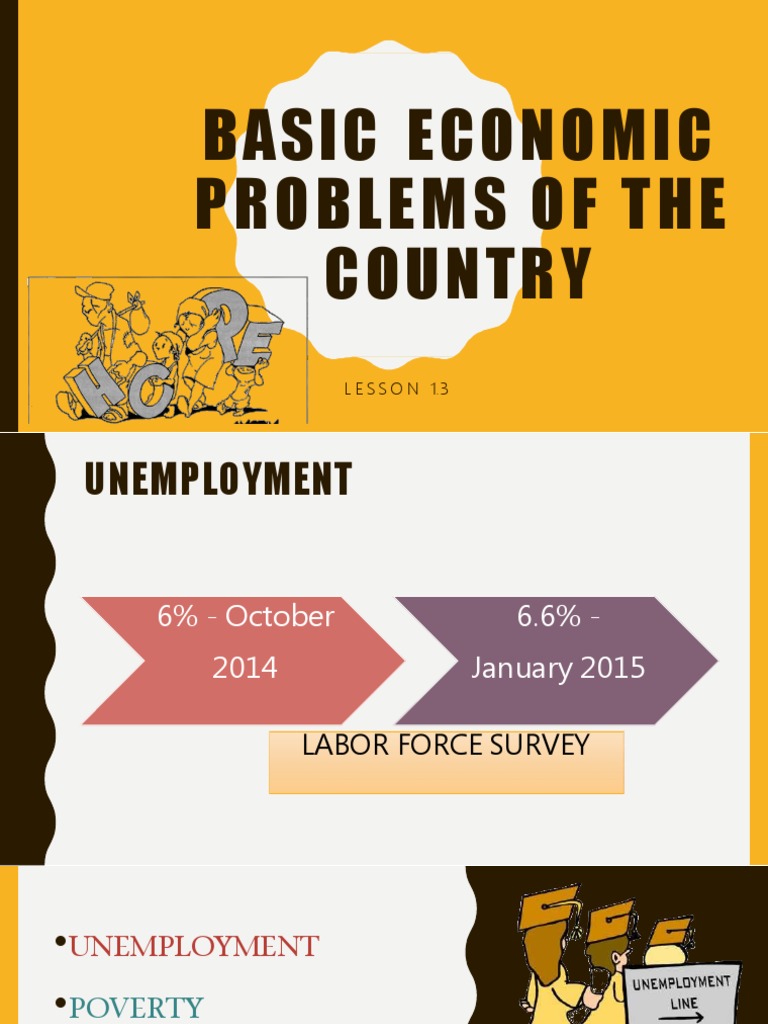 Economic Challenges: Unemployment & Poverty | PDF | Unemployment ...