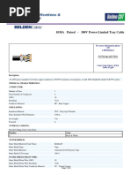 1.7 Belden 8760 Data Sheet | PDF | Wire | Electrical Conductor