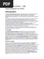 WHO Constitution: A Global Health Framework | PDF | World Health ...