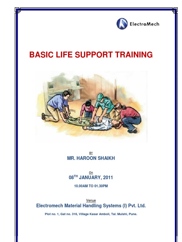Basic Life Support Training | PDF | Cardiopulmonary Resuscitation | Lung
