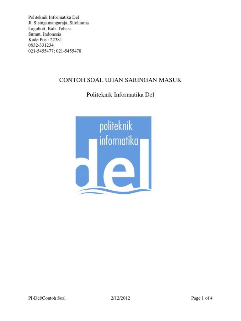 Test Logika Umum Tlu | PDF