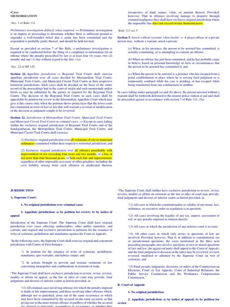 Preliminary Investigation Defined When Required. - Preliminary ...