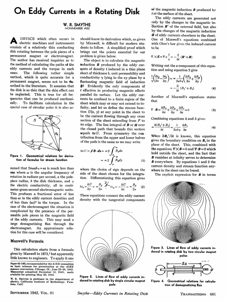 Eddy Current Brake | PDF | Electromagnetic Induction | Magnetic Field