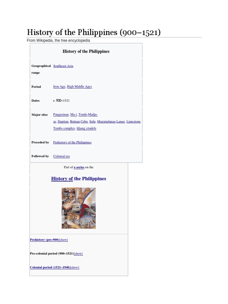 History of The Philippines | PDF | Philippines