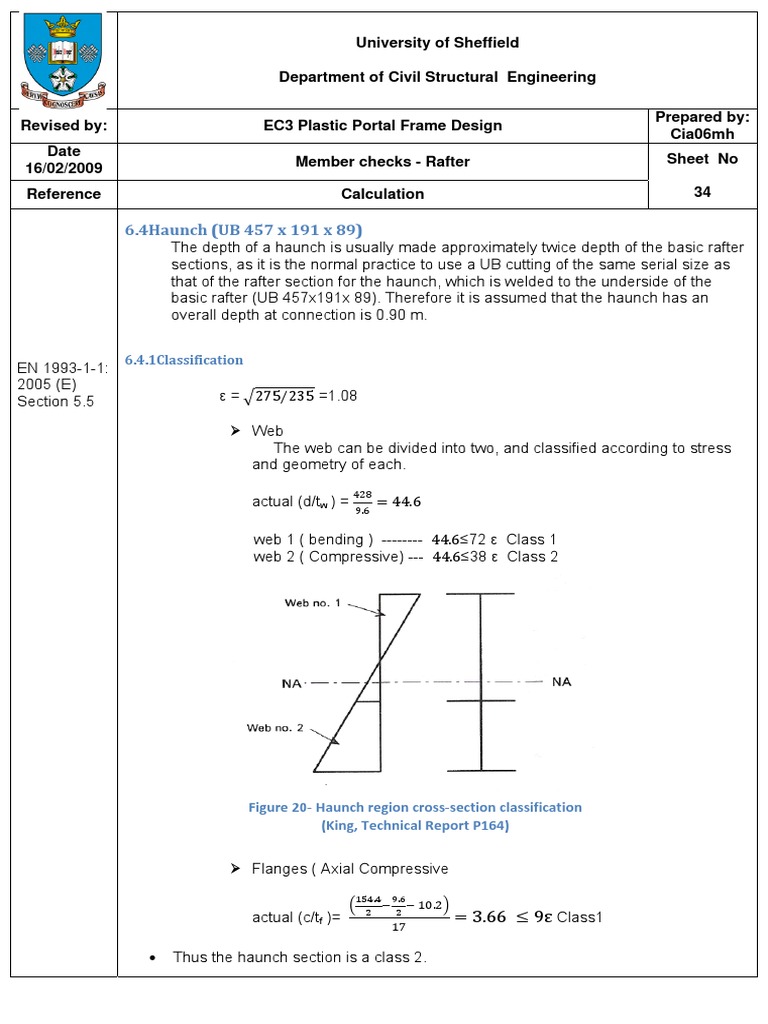8) Haunch | PDF | Young's Modulus | Structural Engineering