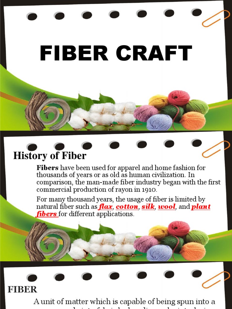 Fiber Craft | PDF | Textiles | Fibers