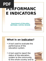 Performance Indicators Formula | PDF | Students | Primary Education