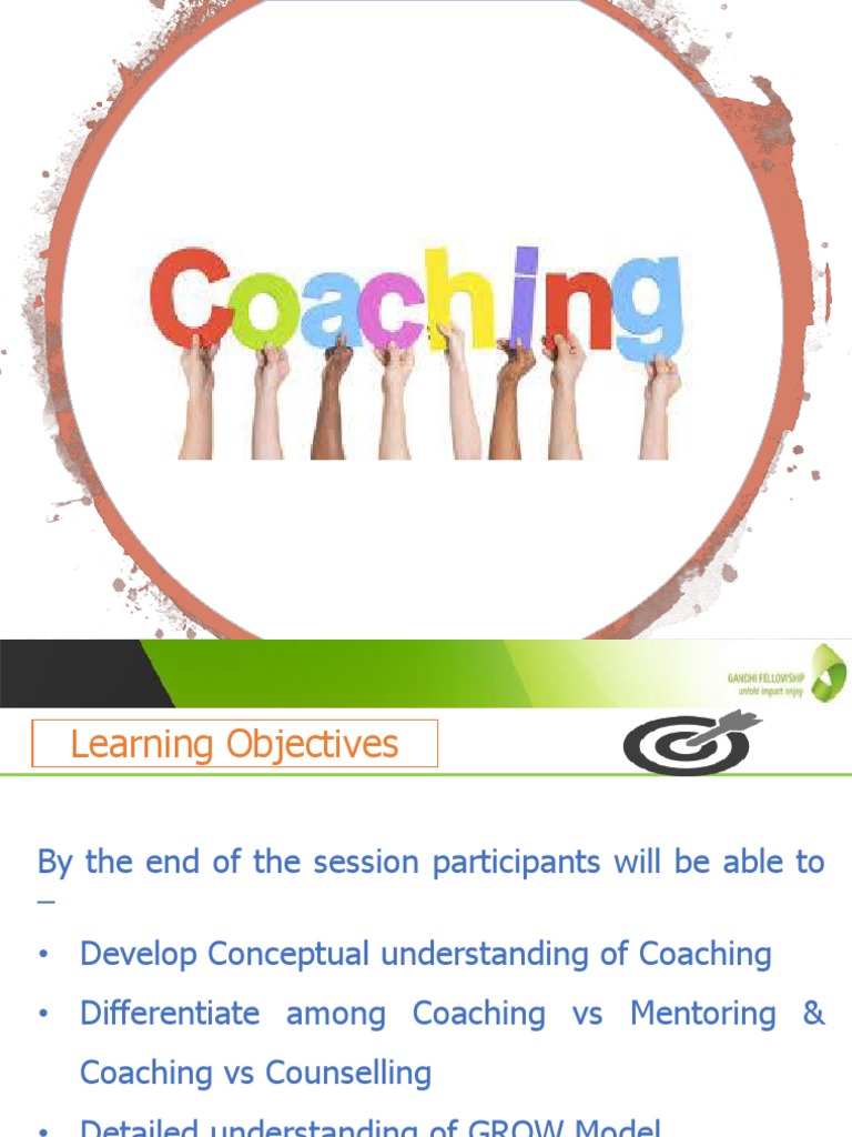 Coaching PPT | PDF | Goal | Mentorship