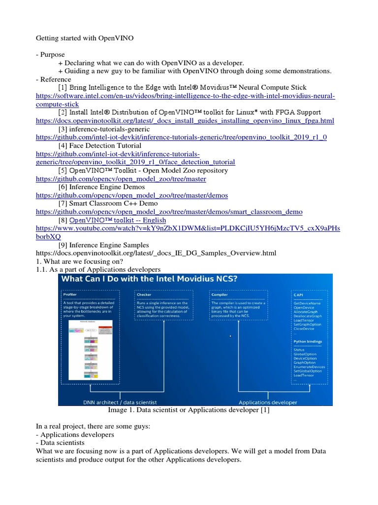 Getting Started With OpenVINO | PDF | Deep Learning | Computer Science