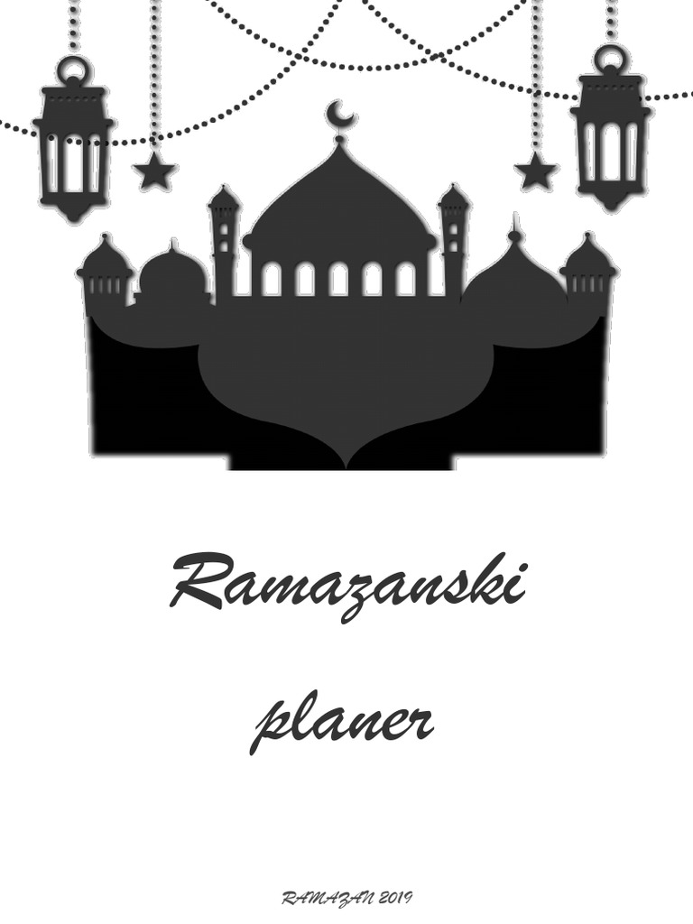 Ramazanski Planer: RAMAZAN 2019 | PDF | Semitic Words And Phrases ...