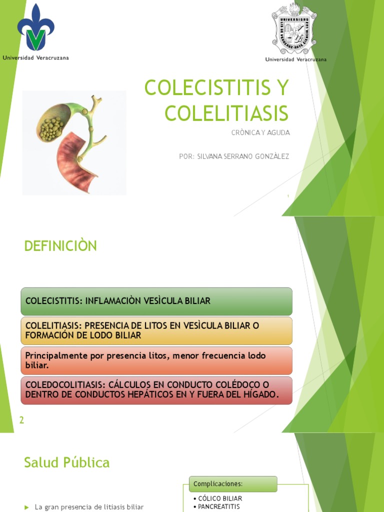 Colecistitis y Colelitiasis | PDF | Sistema digestivo humano | Vesícula biliar