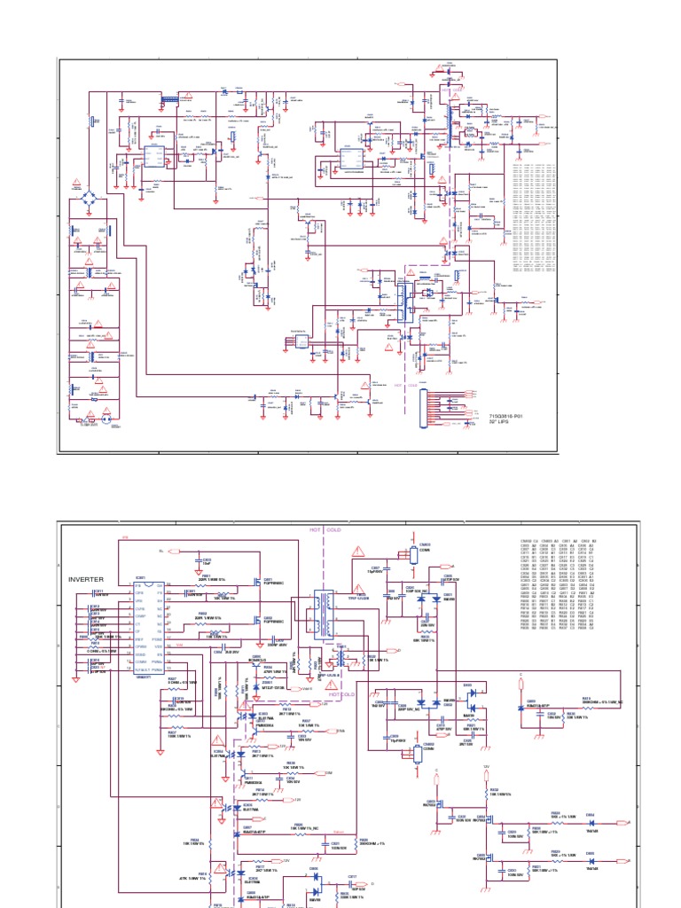 32" LIPS Power Supply Schematic | PDF | Chess