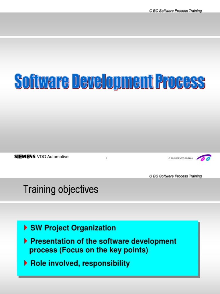 SW Development Process | PDF | Software Development | Intellectual Works