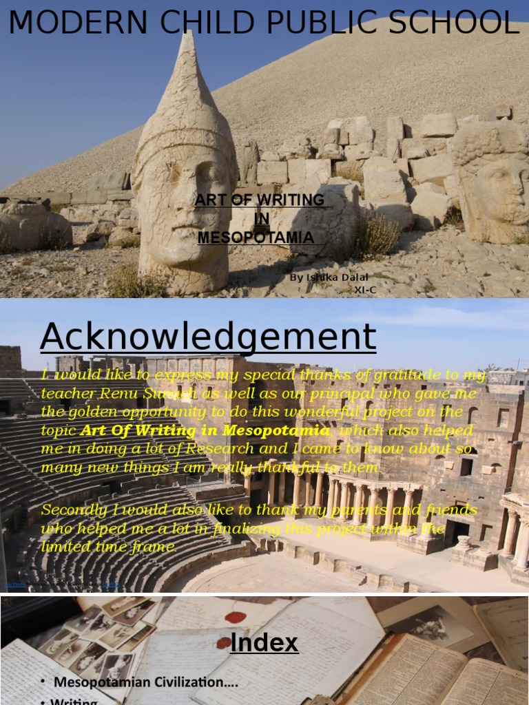 Art of Writing in Mesopotamia | PDF | Cuneiform | Mesopotamia