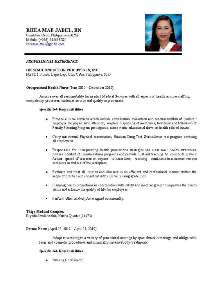 Rhea Final Resume | PDF | Nursing | Health Care