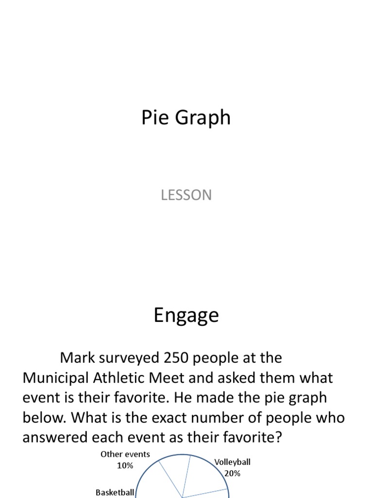 Pie Graph Math | PDF | Sports | Volleyball