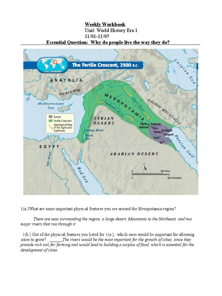 Workbook 3 | PDF | Mesopotamia | Phoenicia