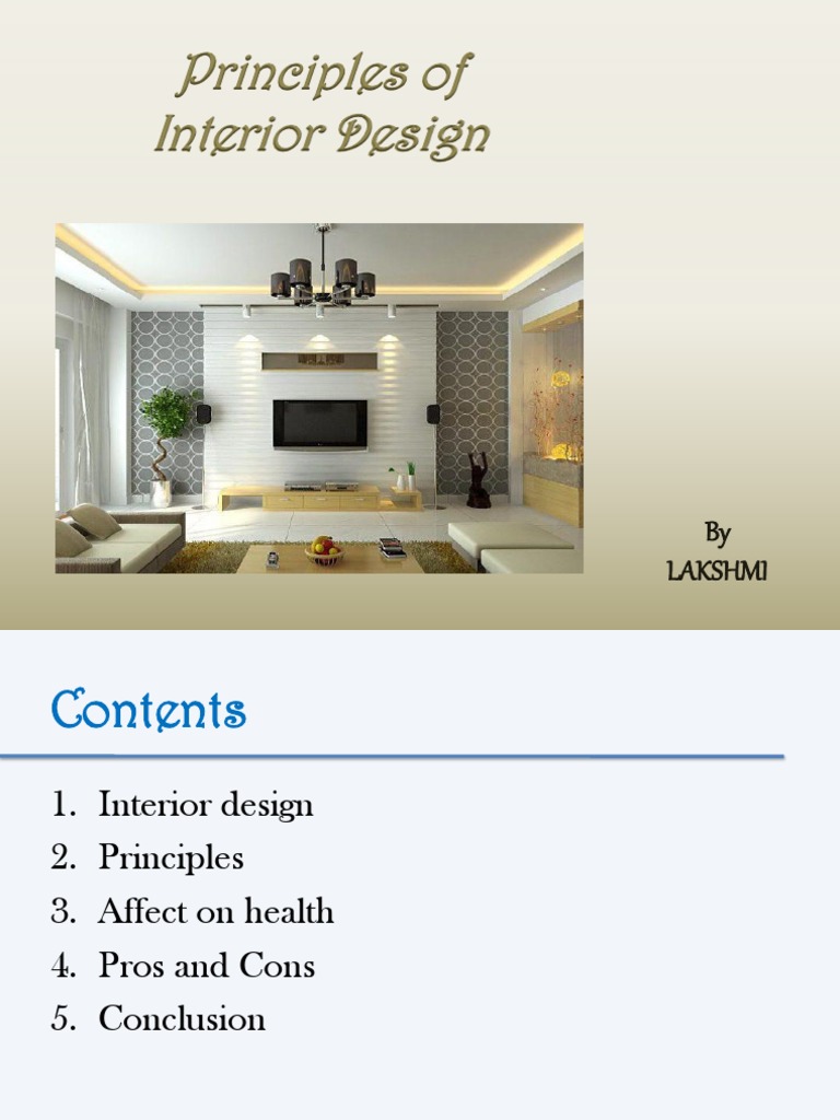 Principles of Interior Design | PDF | Composition (Visual Arts ...