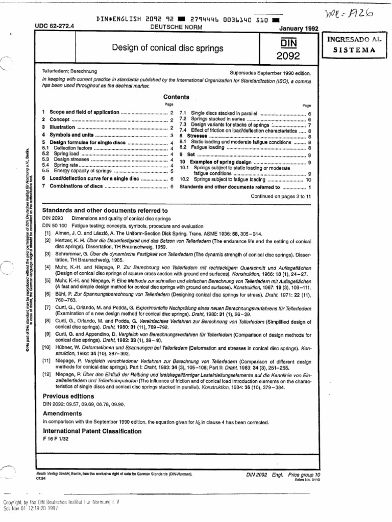 Din 2092 - 92 PDF | PDF