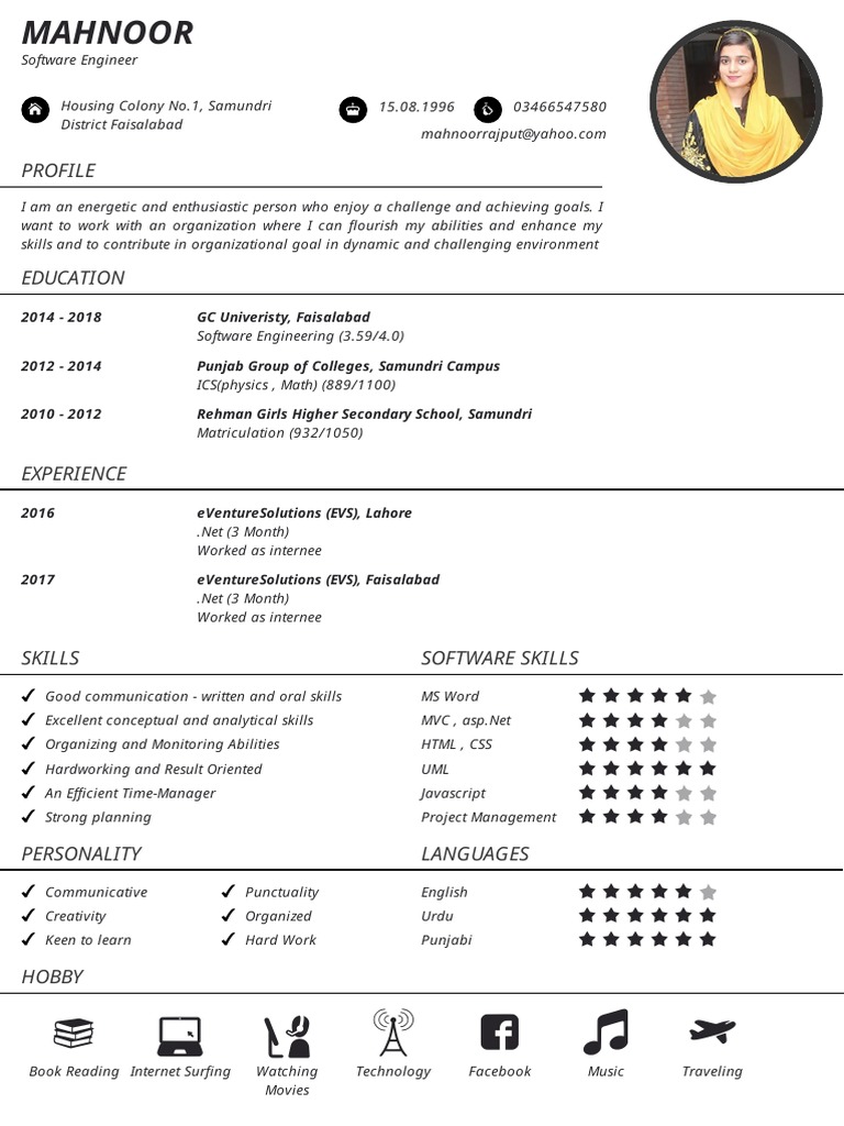 Mahnoor CV-MR-3 | PDF