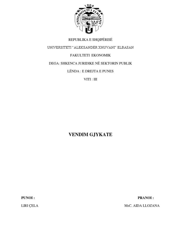 Republika e Shqipërisë | PDF