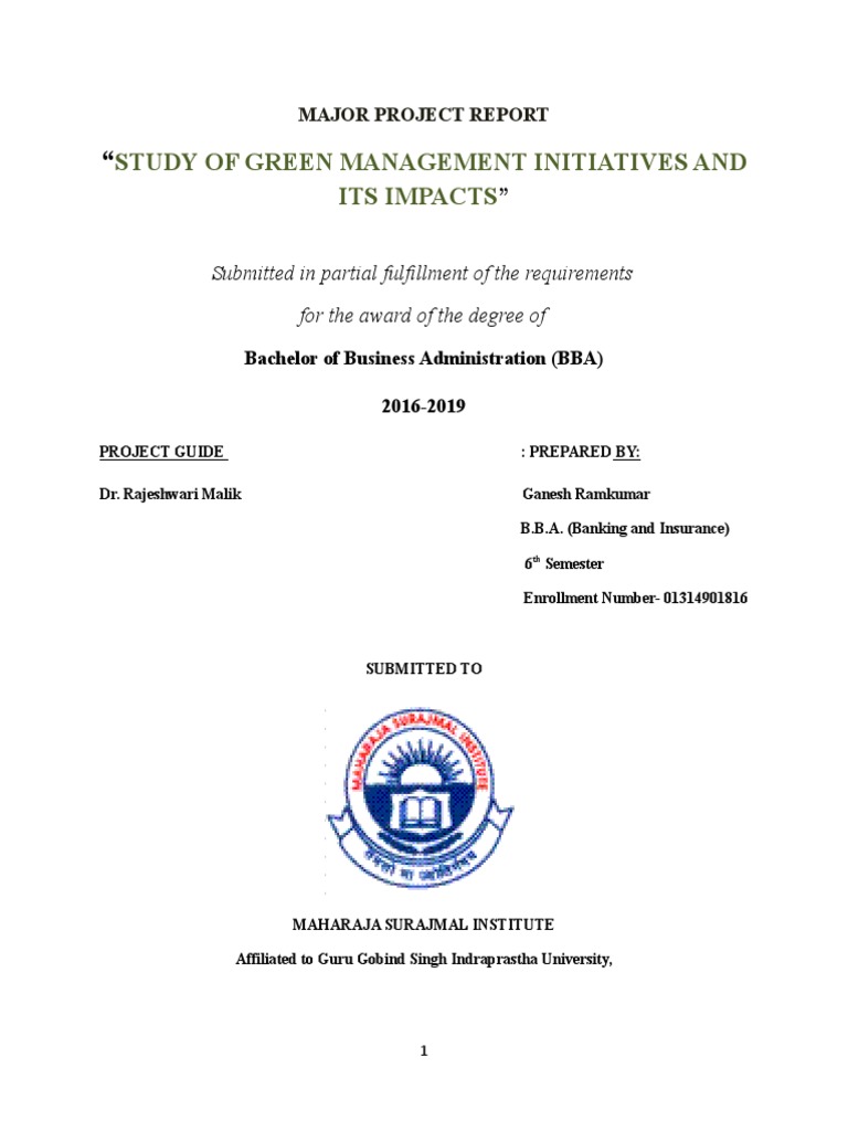 Green Management | PDF | Sustainability | Environmentalism