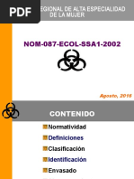 Norma 087: Manejo de RPBI 2022 | PDF | Residuos | Laboratorios