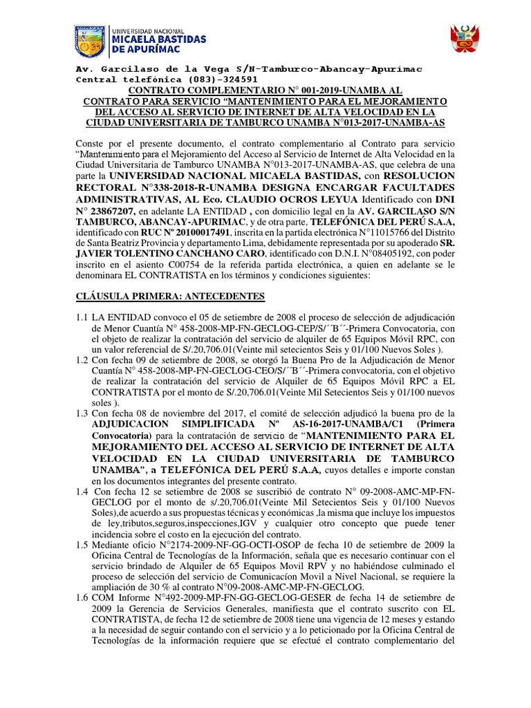 Contrato Complementario | PDF | Arbitraje | Regulación