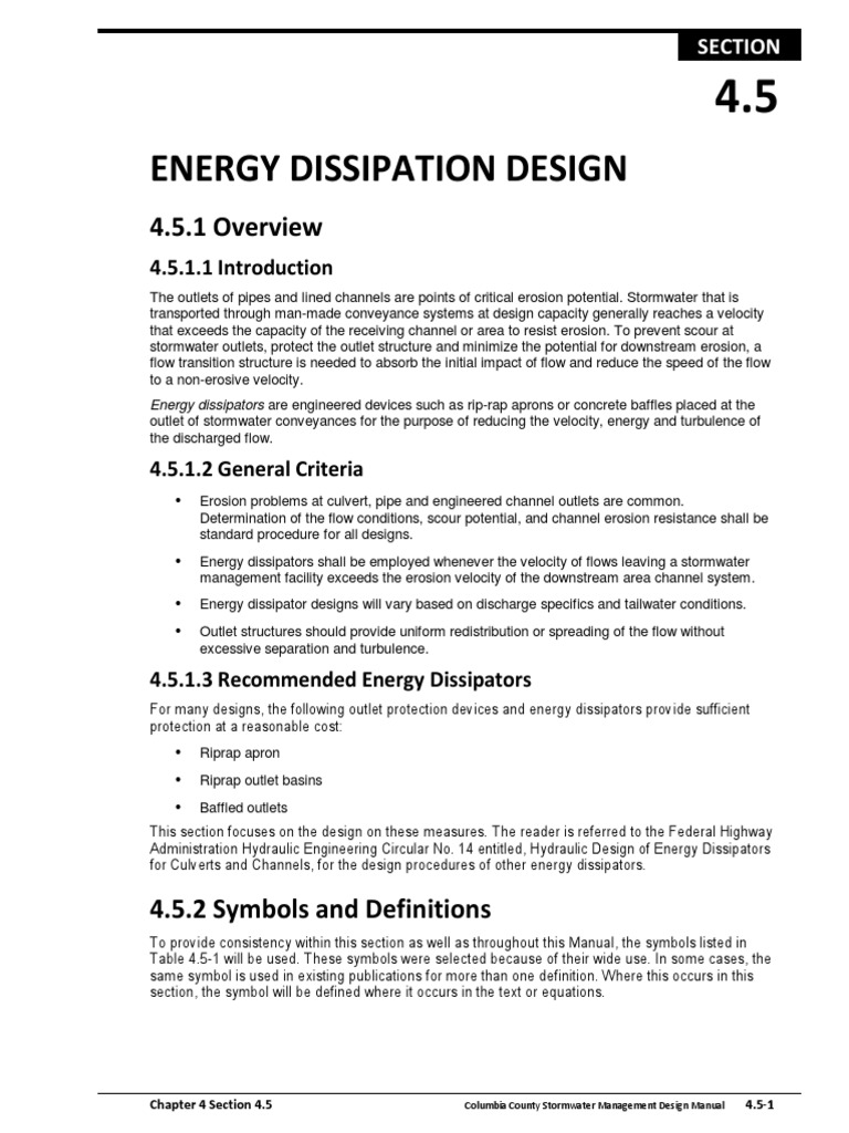 Disipador USBR Type VI - Ejemplo Cálculos | PDF | Civil Engineering ...