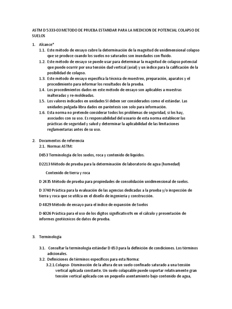 Astm D 5333 | PDF | voltaje | Agua