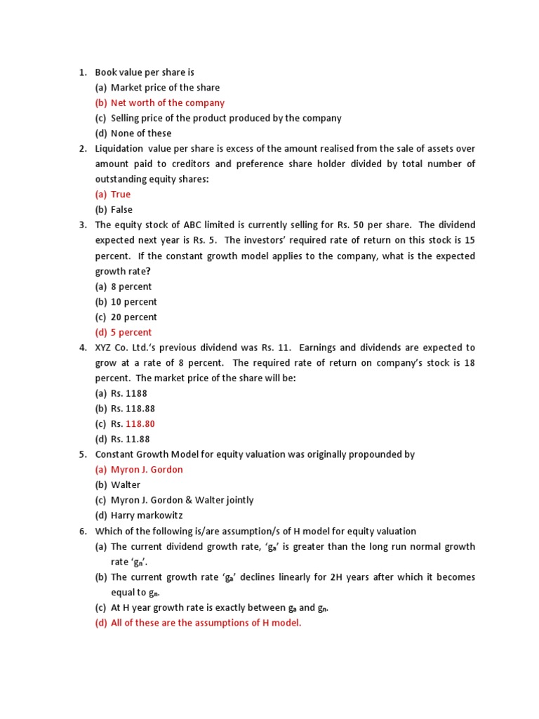 Company Analysis and Valuation | PDF | Stocks | Valuation (Finance)