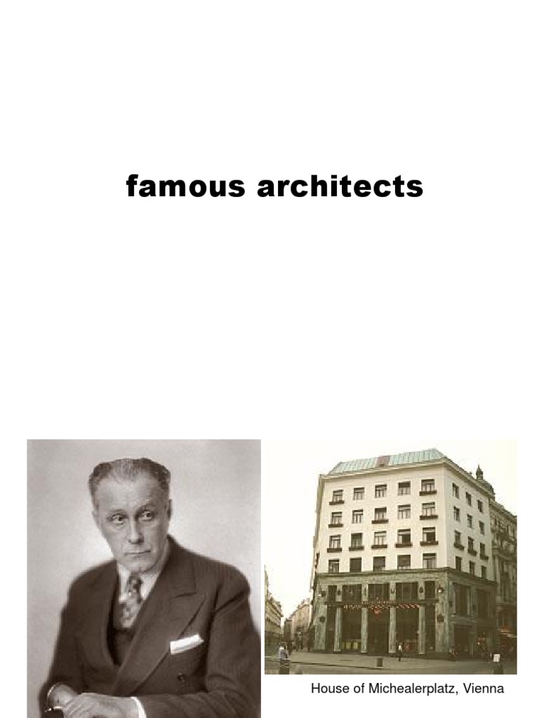 Famous Architects PDF | PDF | Design | Modernism