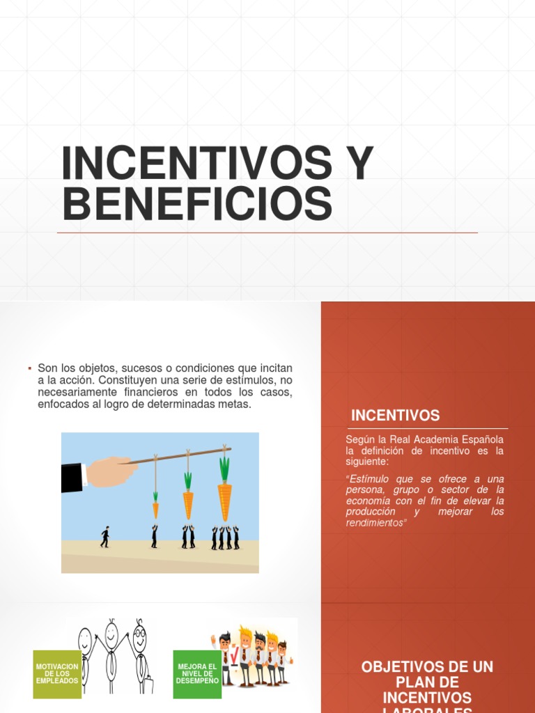 Definición y Tipos de Incentivos Laborales | PDF | Beneficio (economía ...