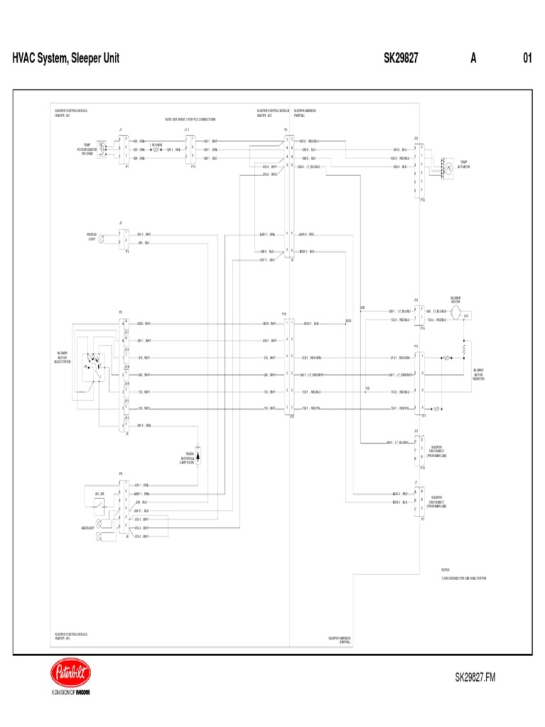 Model 379 Sleeper Hvac Before March 02 | PDF | Electrical Engineering ...