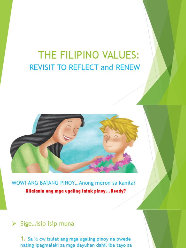 The Filipino Values | PDF