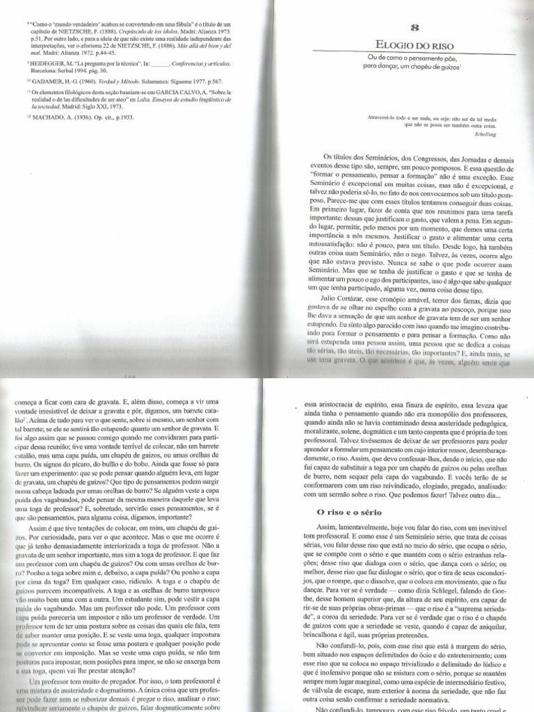 Elogio Do Riso PDF | PDF