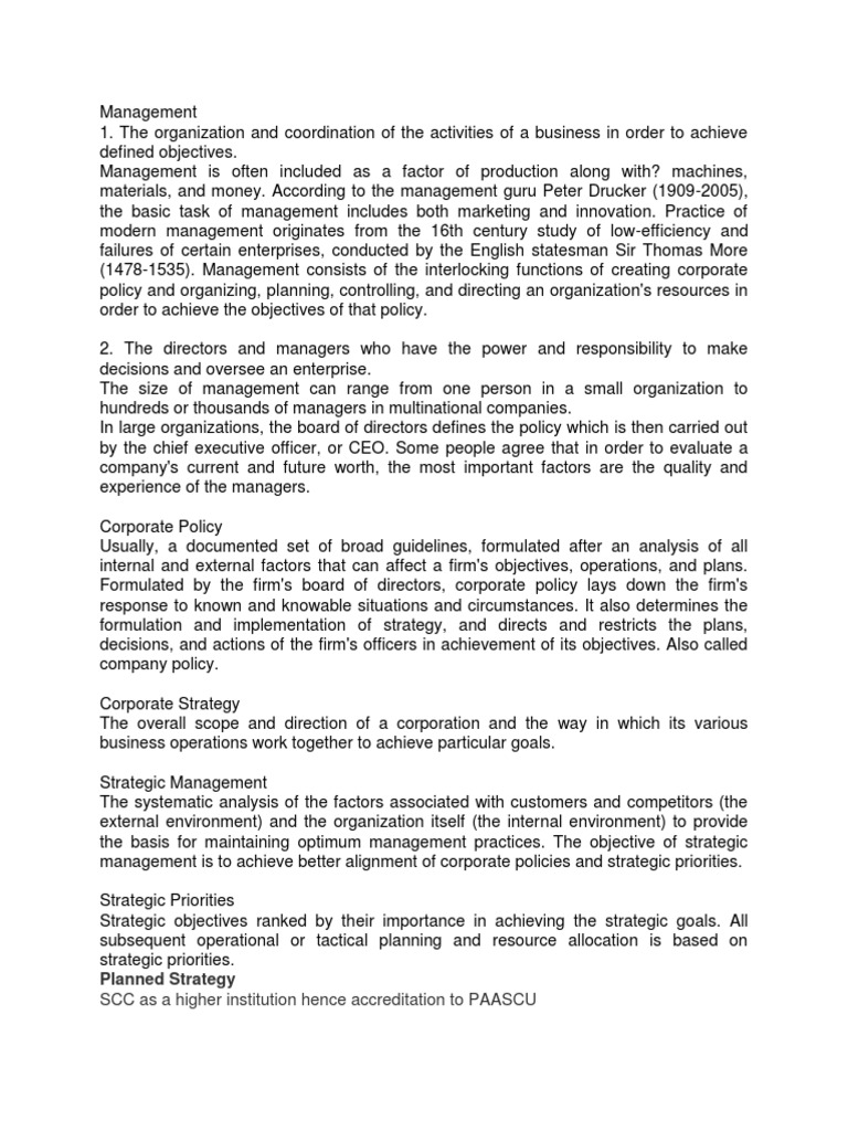 Planned Strategy: SCC As A Higher Institution Hence Accreditation To ...