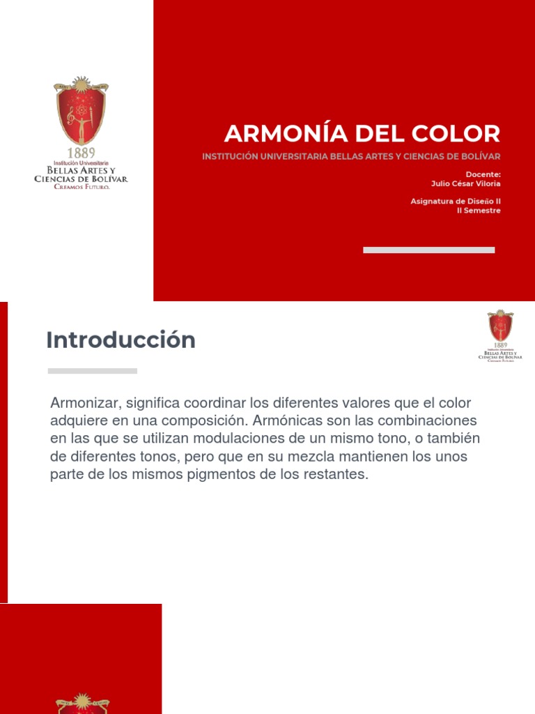 Armonía Del Color | PDF | Color | Armonía