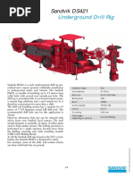 Manual Sandvik Ds 421-c | PDF | Drilling Rig | Brake