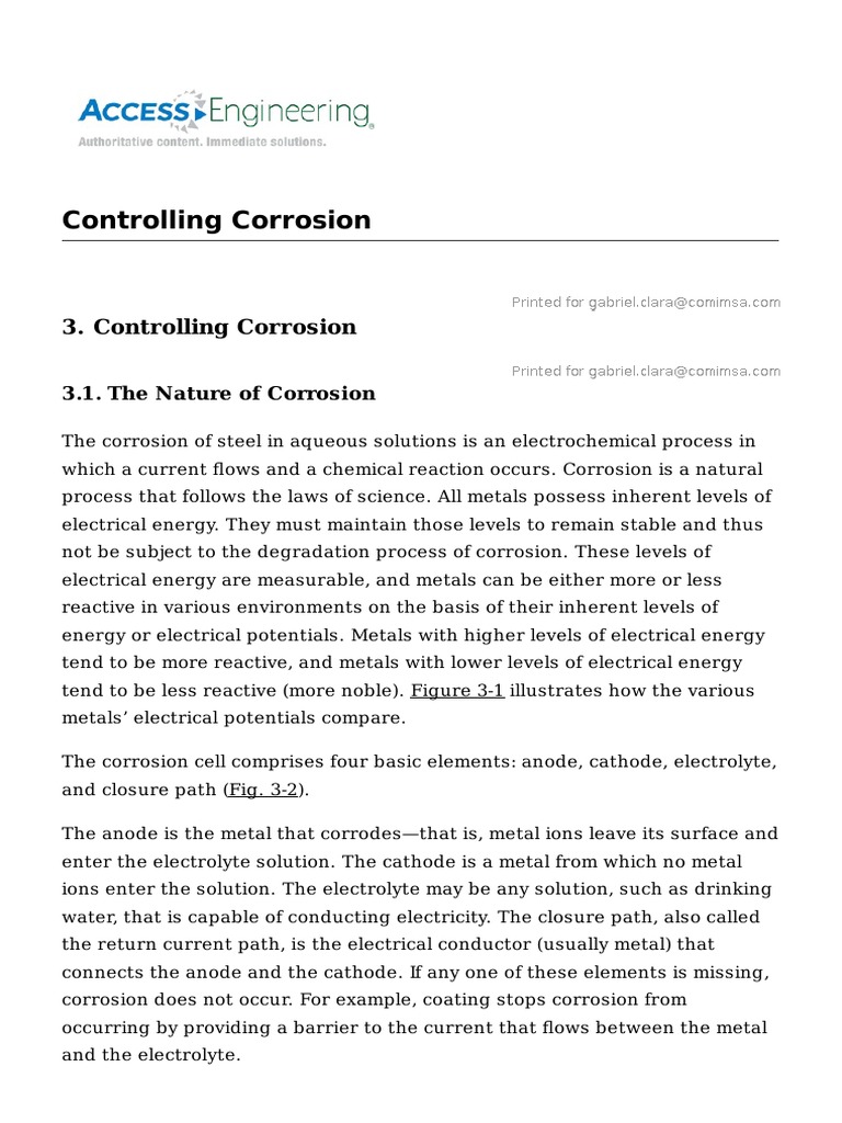 Controlling Corrosion | PDF | Paint | Epoxy