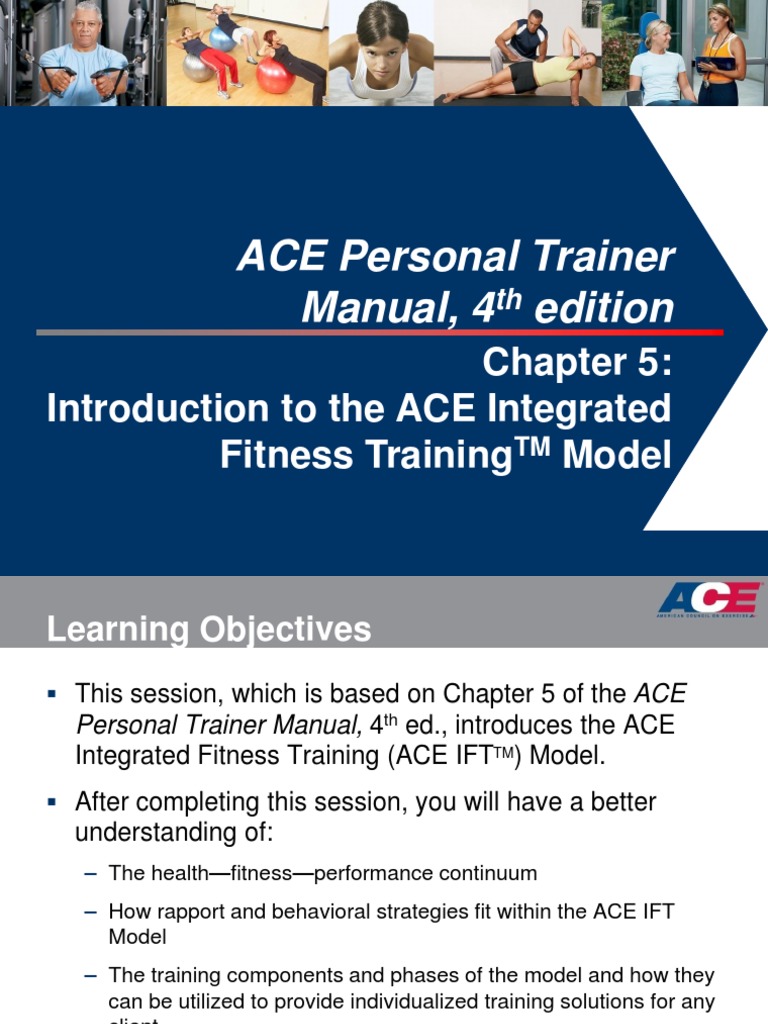 ACE Personal Trainer Manual, 4 Edition: Introduction To The ACE ...