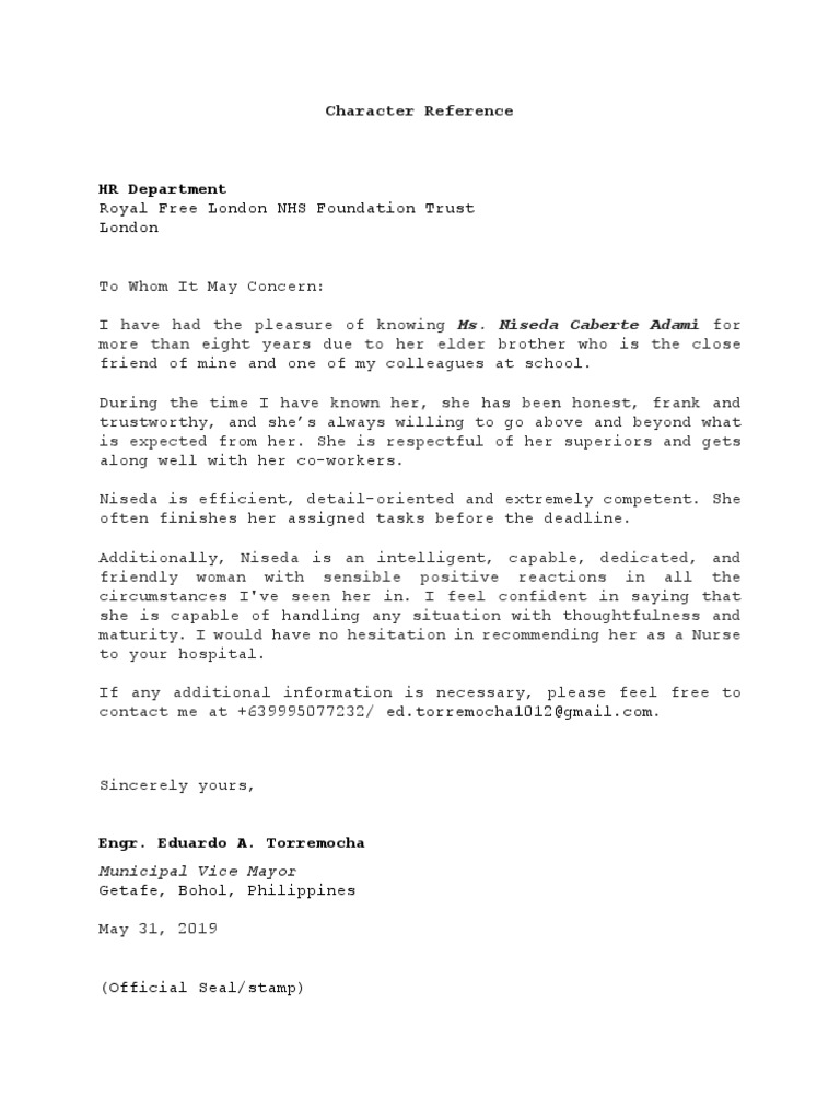 HR Department: Royal Free London NHS Foundation Trust London | PDF