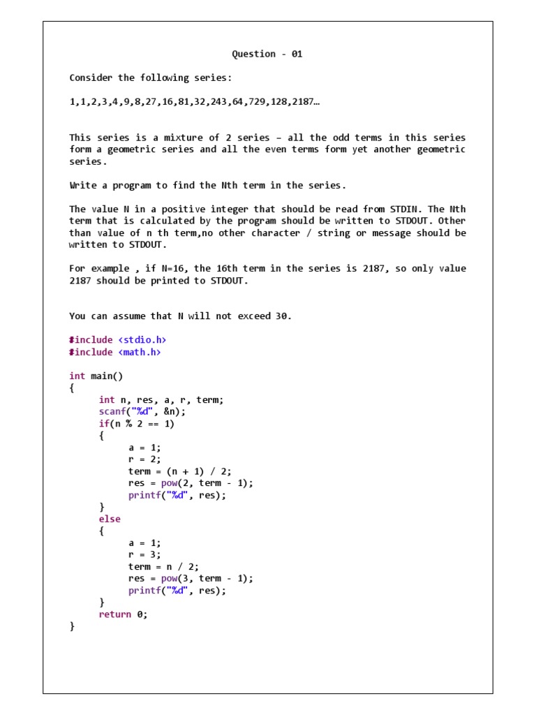 Tcs Programming Pdf Computer Programming Areas Of Computer Science