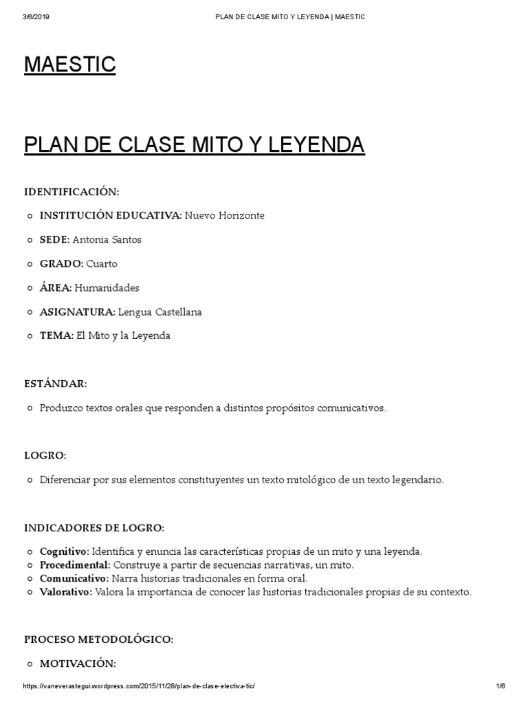 Actividades de Mitos y Leyendas para Primaria | PDF | Ficción general