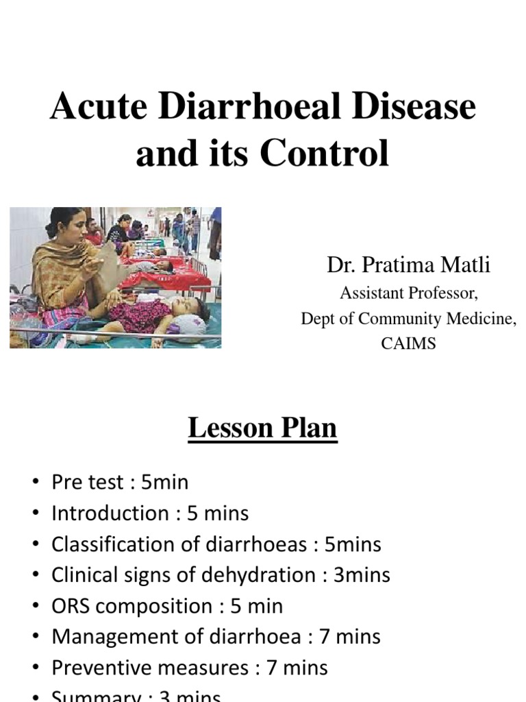 Acute Diarrhoeal Disease | PDF | Diarrhea | Dehydration